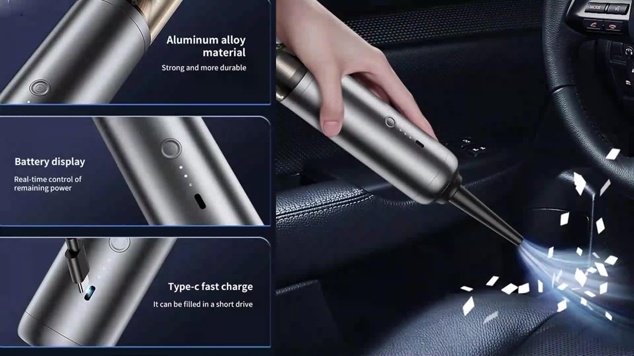 جارو شارژی خودرو HR-03 هیسکا HISKA - نماشا